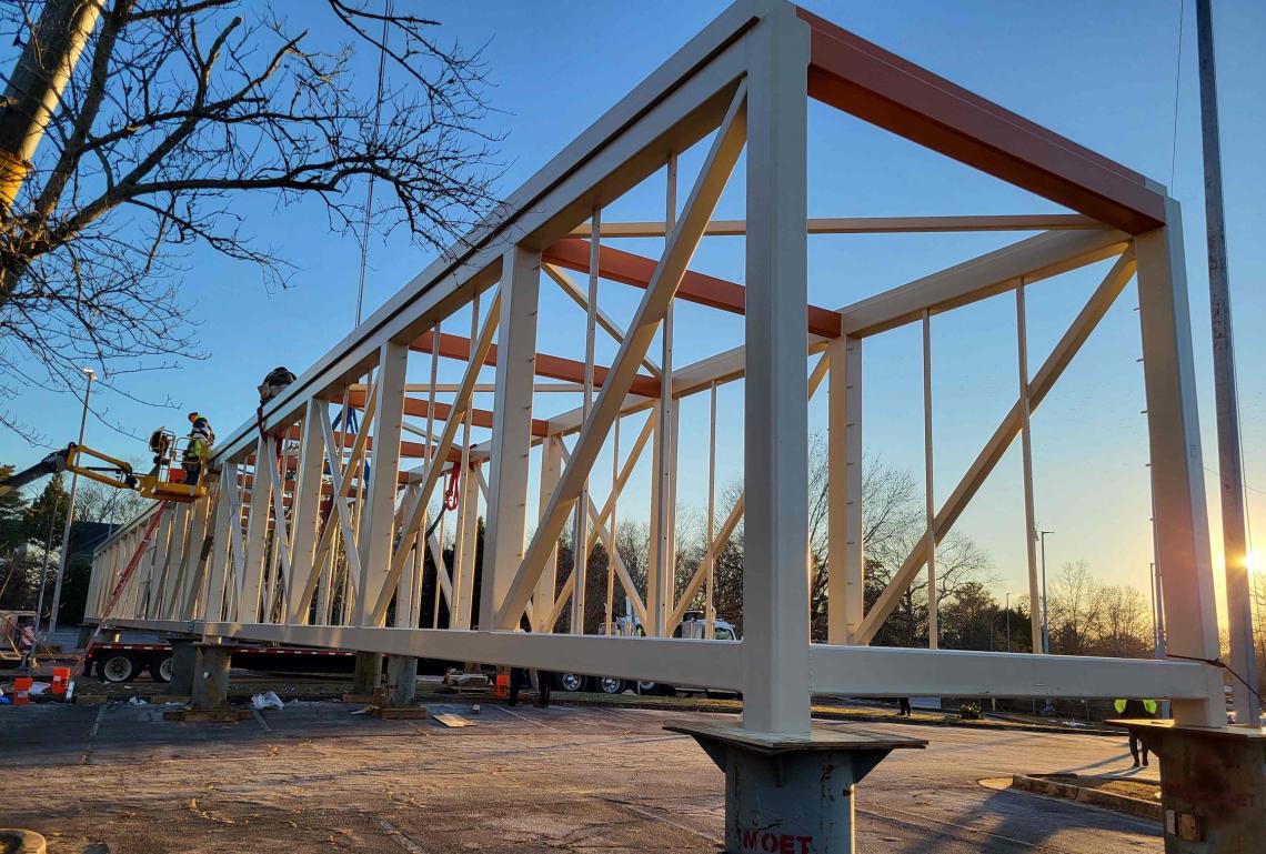 Images: Closures on tap for new MARTA bridge installation | Urbanize ...