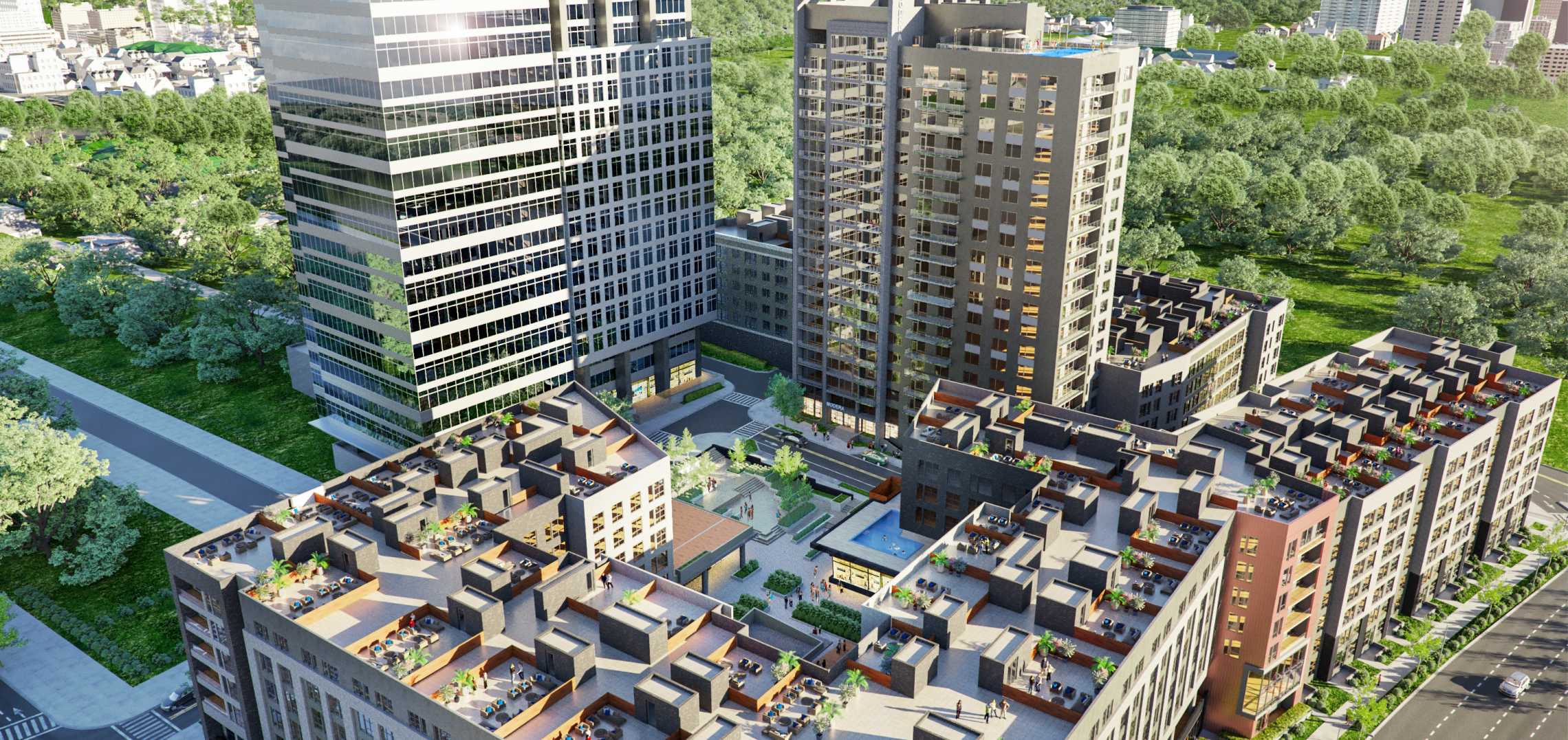Buckhead's latest tower begins ascent over Lenox, Piedmont roads ...