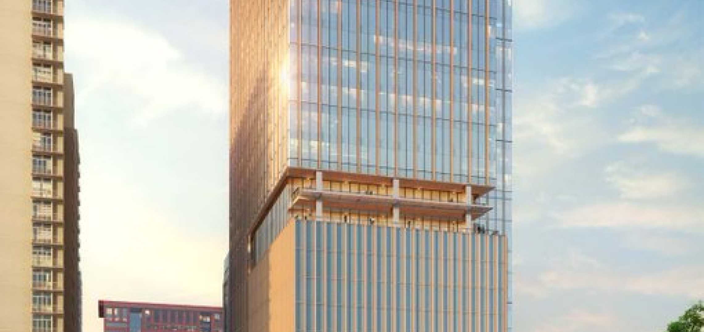 Altered, 26-story Midtown office project shows signs of life | Urbanize ...