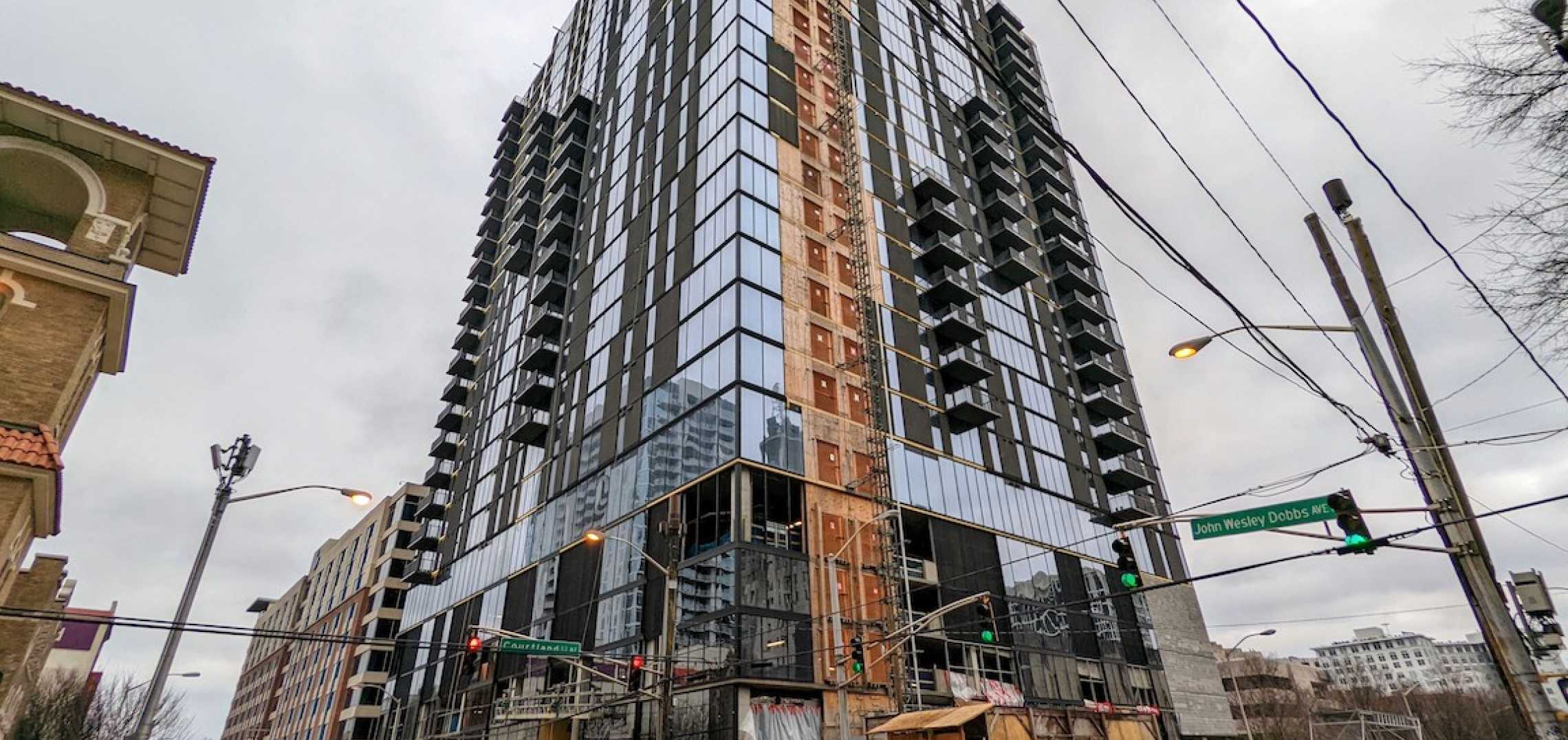 Images: Swanky 'Reflection' tower tops out over downtown | Urbanize Atlanta