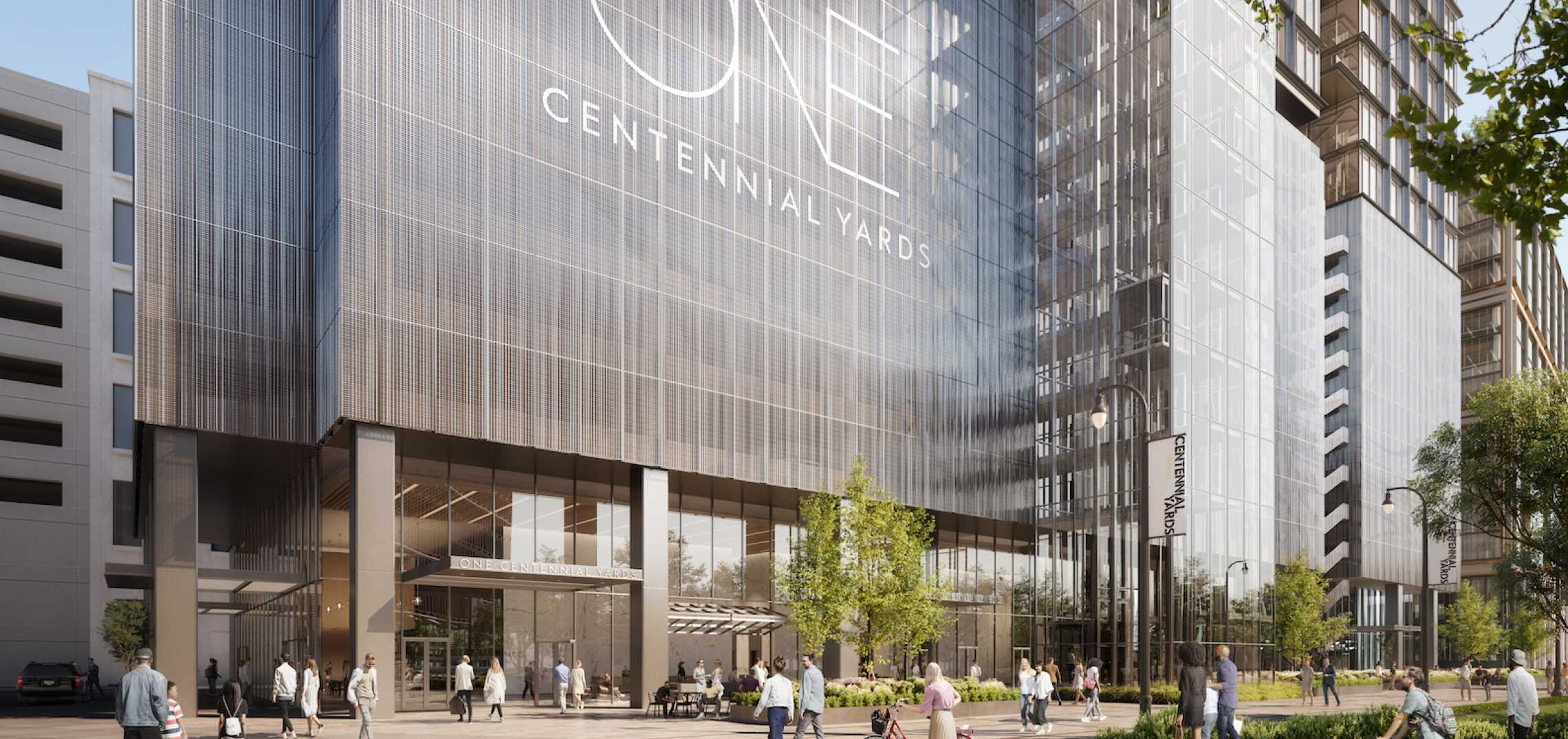 Plans materialize for Centennial Yards' first new office building ...