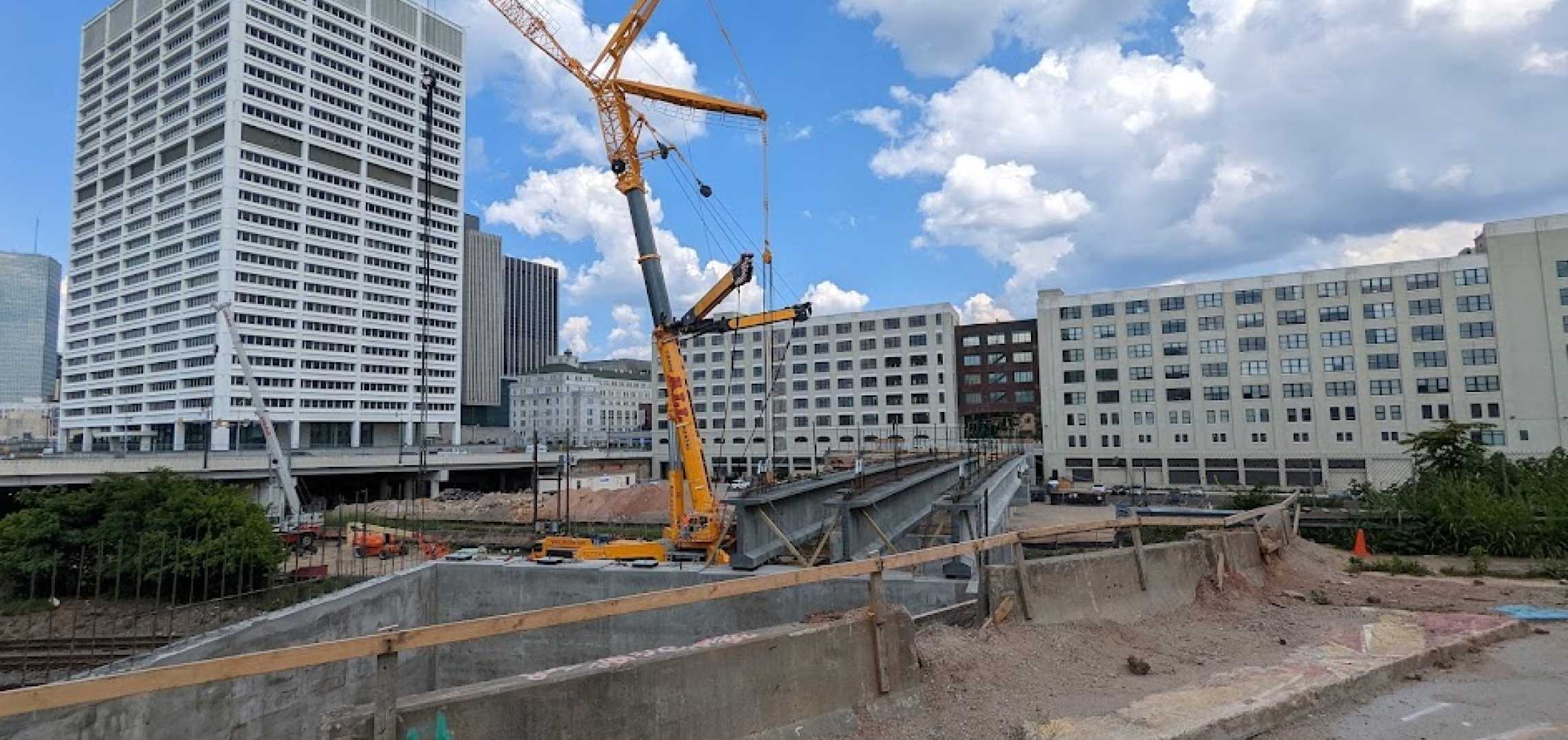 This neighborhood-connecting downtown bridge is becoming real ...