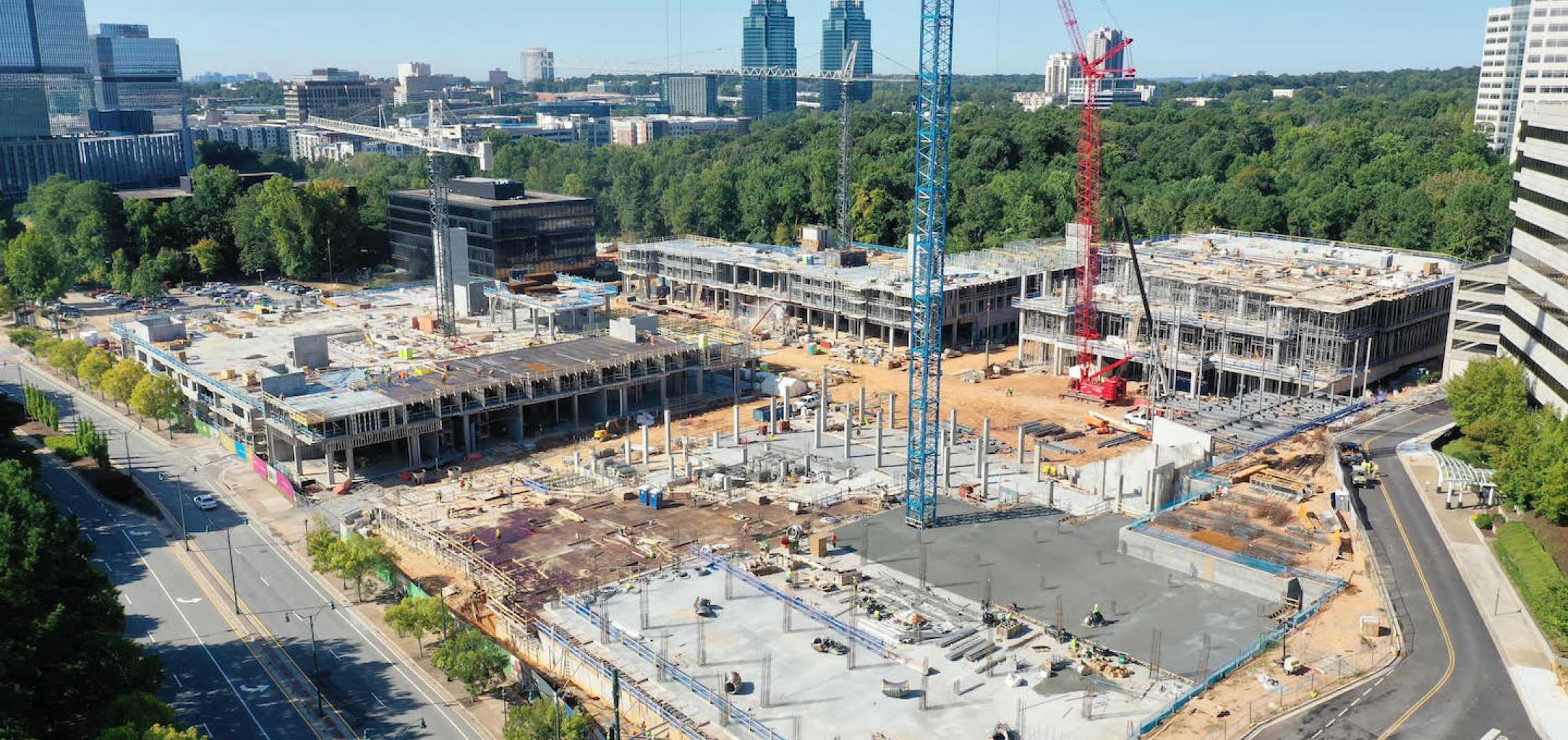 Images: Take to the skies over Dunwoody's huge High Street project ...