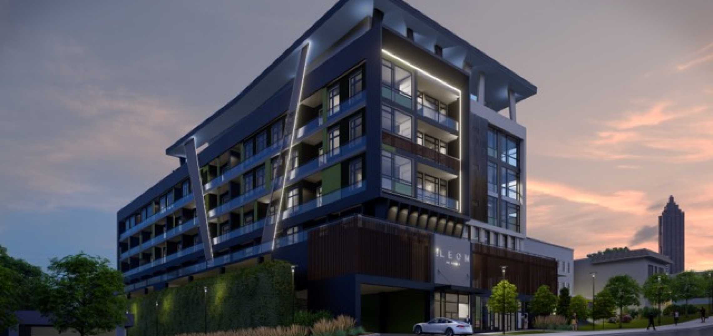 Images: Boutique condo building rising near Ponce City Market ...