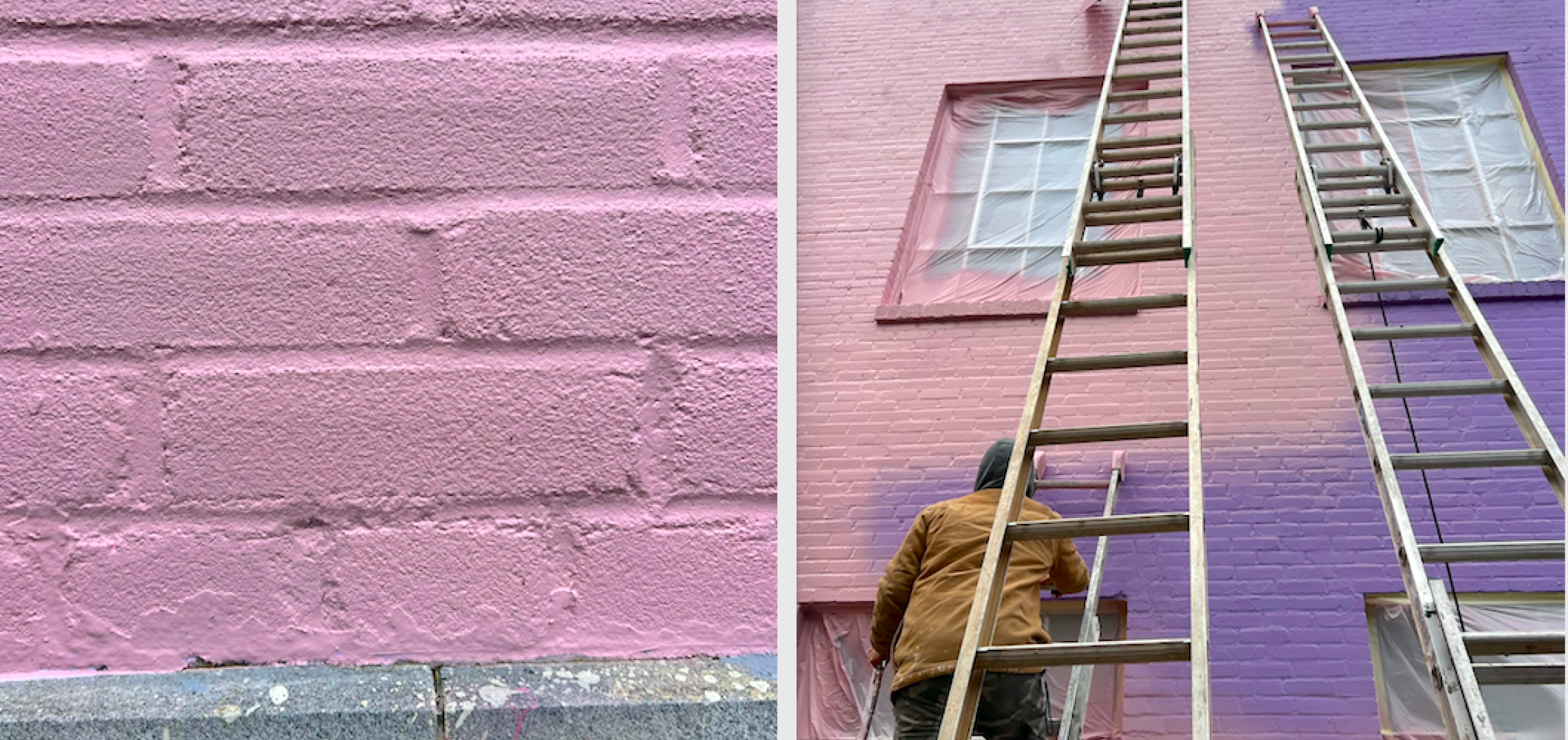 Why this 1930s Decatur landmark is boldly going pink | Urbanize Atlanta