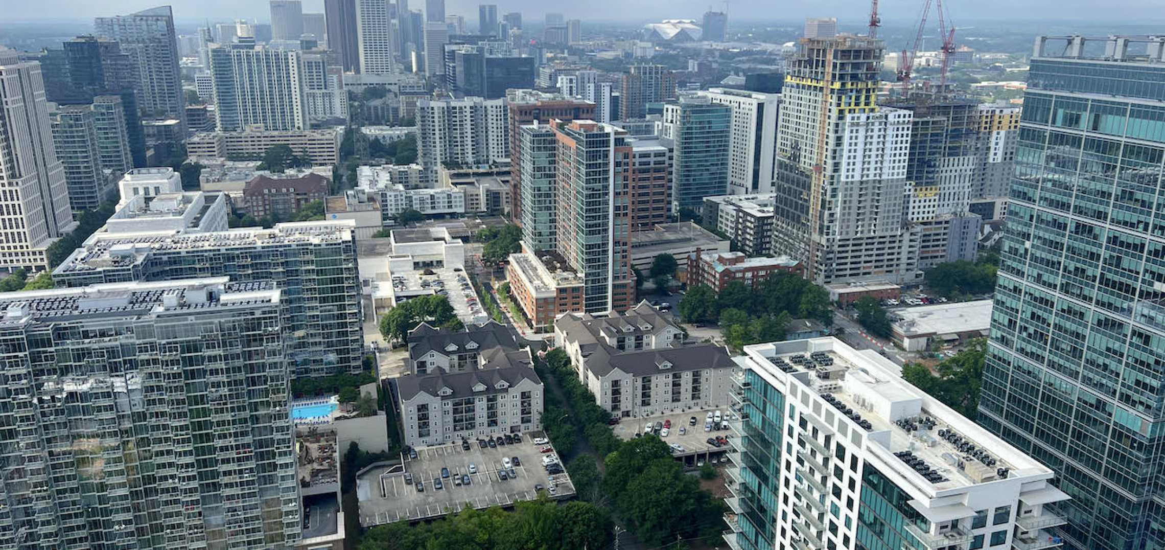 Midtown's changing skyline, from atop the Atlanta Four Seasons ...