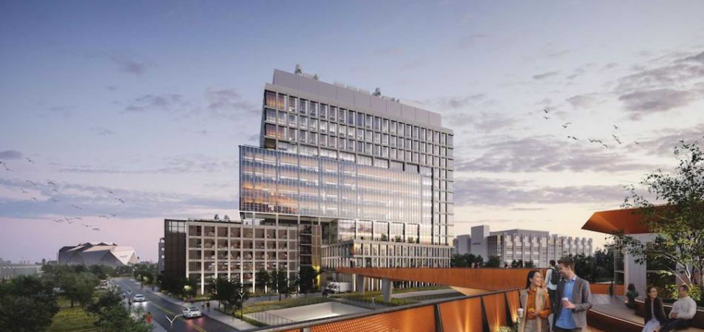 Science Square project tops out largest tower, announces first tenant ...