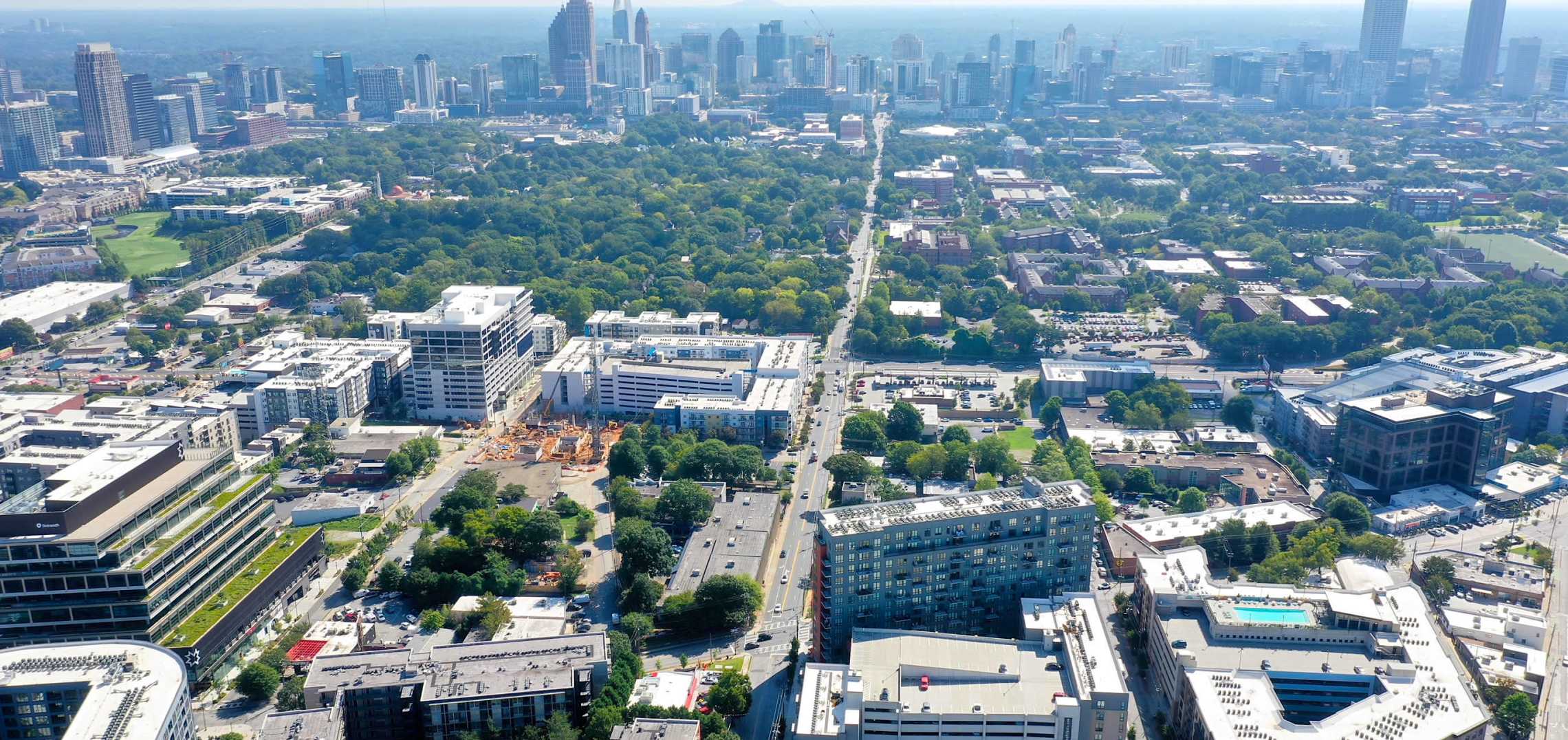 Aerial tour of Atlanta's booming Howell Mill Road corridor | Urbanize ...