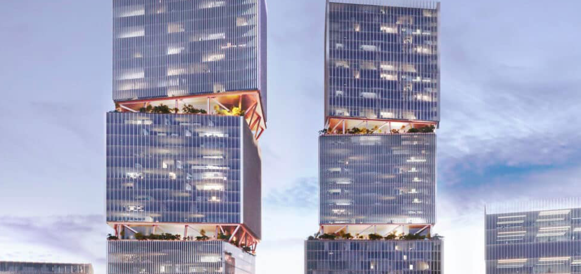 Striking visuals released for towers over Atlanta transit station ...
