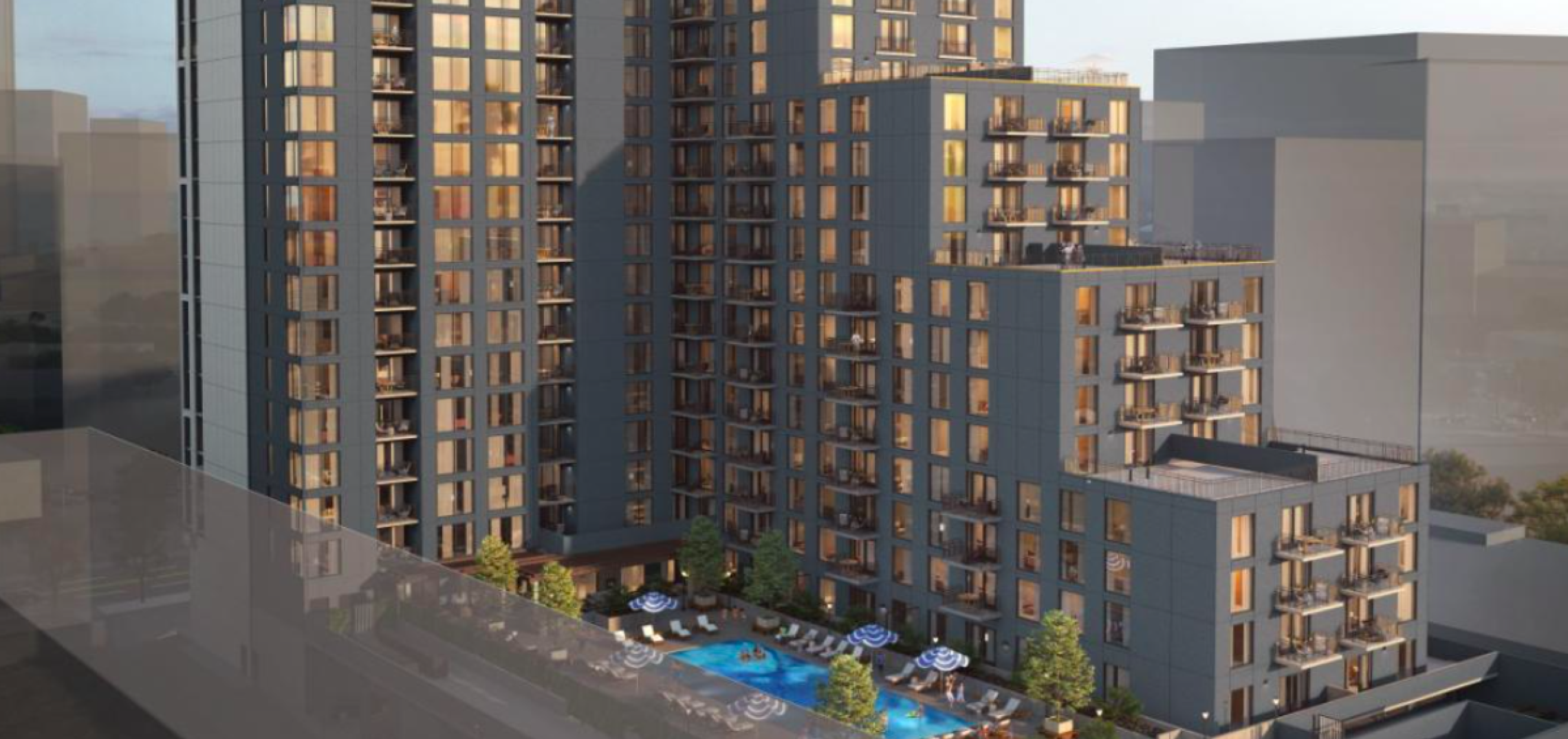 Images: Mixed-use tower tops out over Atlanta's signature street ...