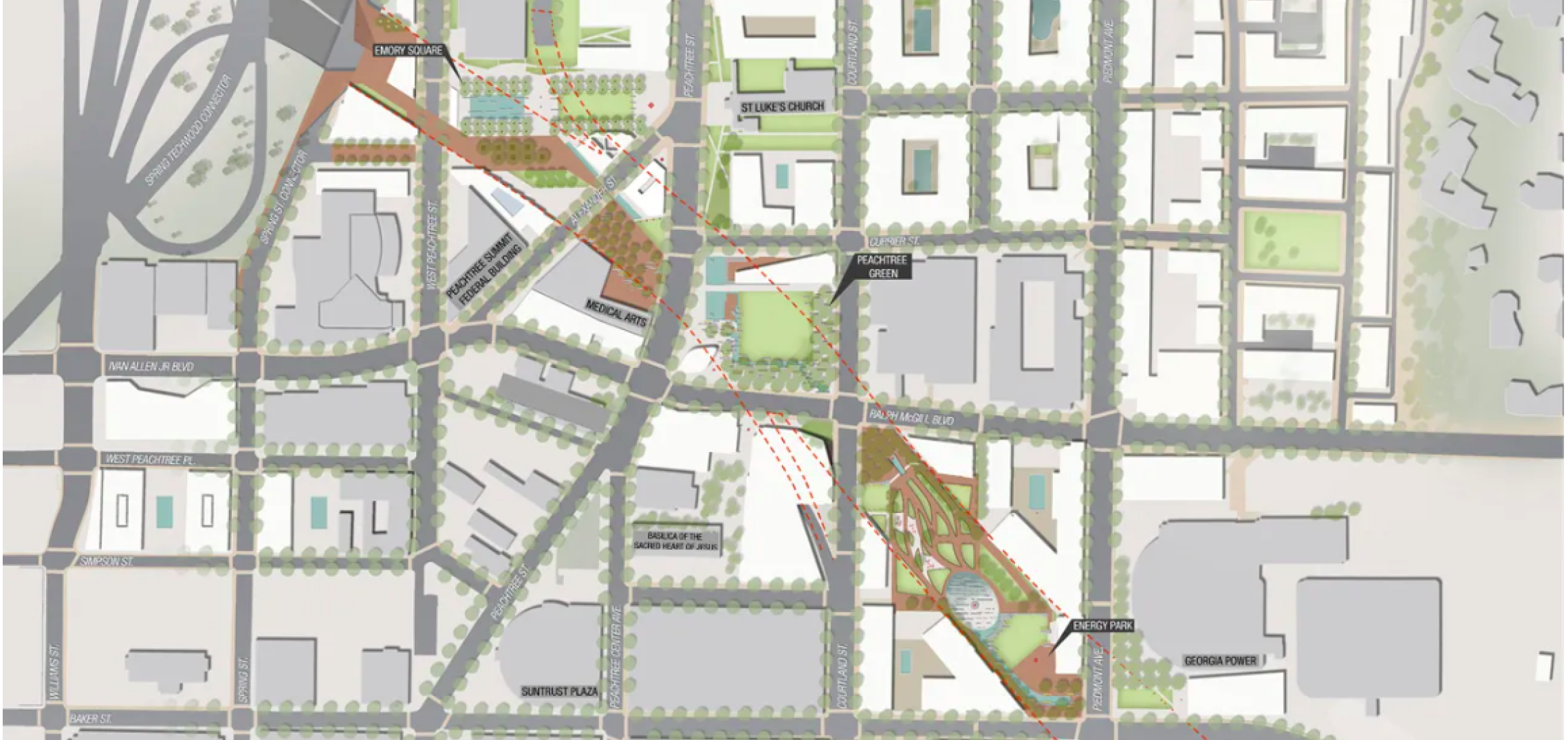 First step for creating downtown's Stitch is happening. Right now ...