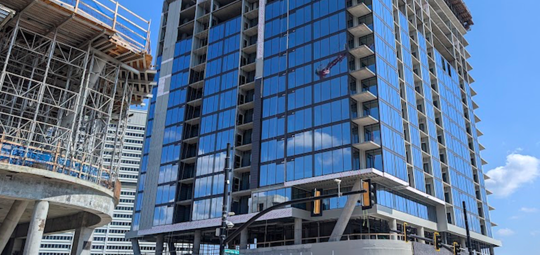 Photos: First tower to sprout from Gulch reaches (almost) max height ...