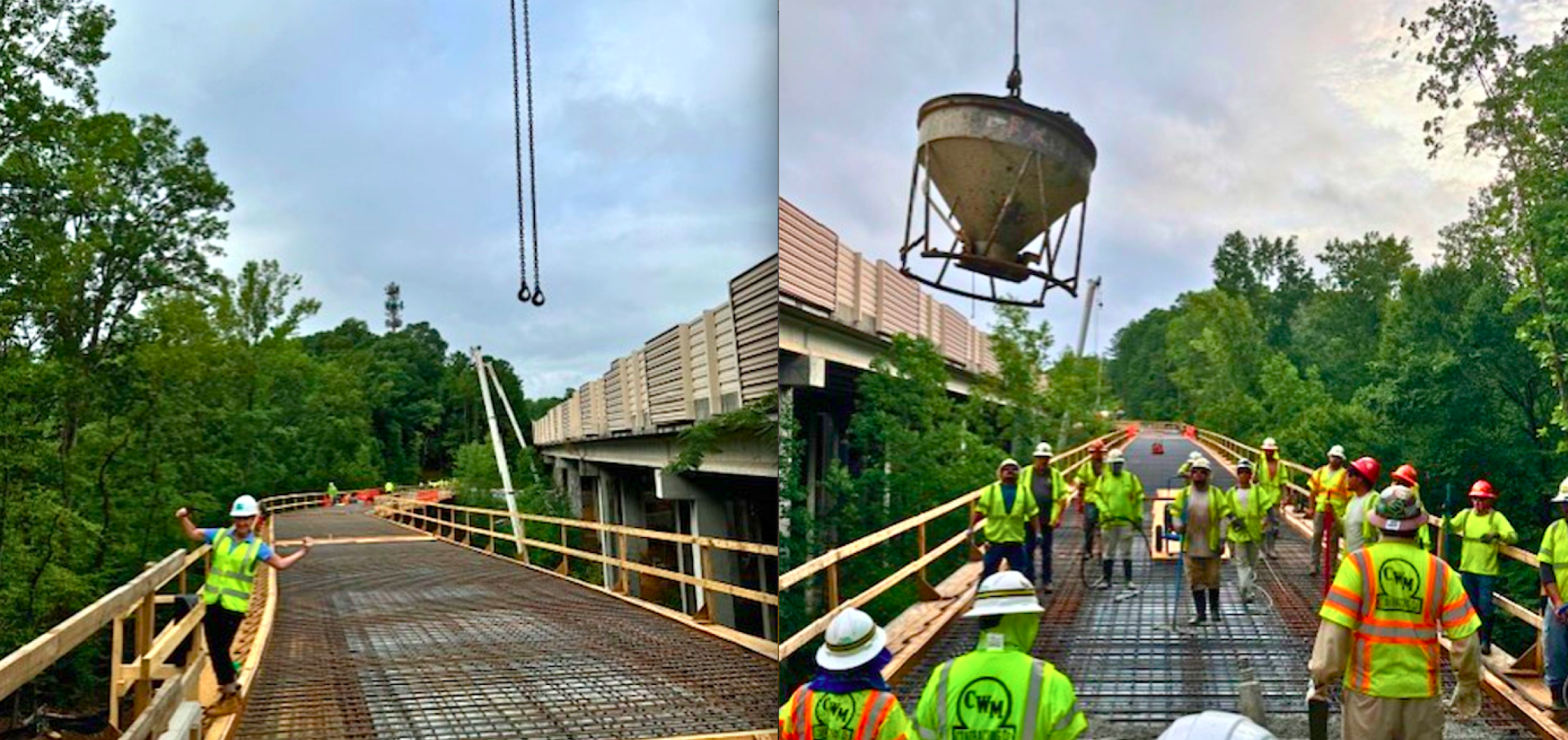 Massive bridge structure installed on Buckhead's answer to Beltline ...
