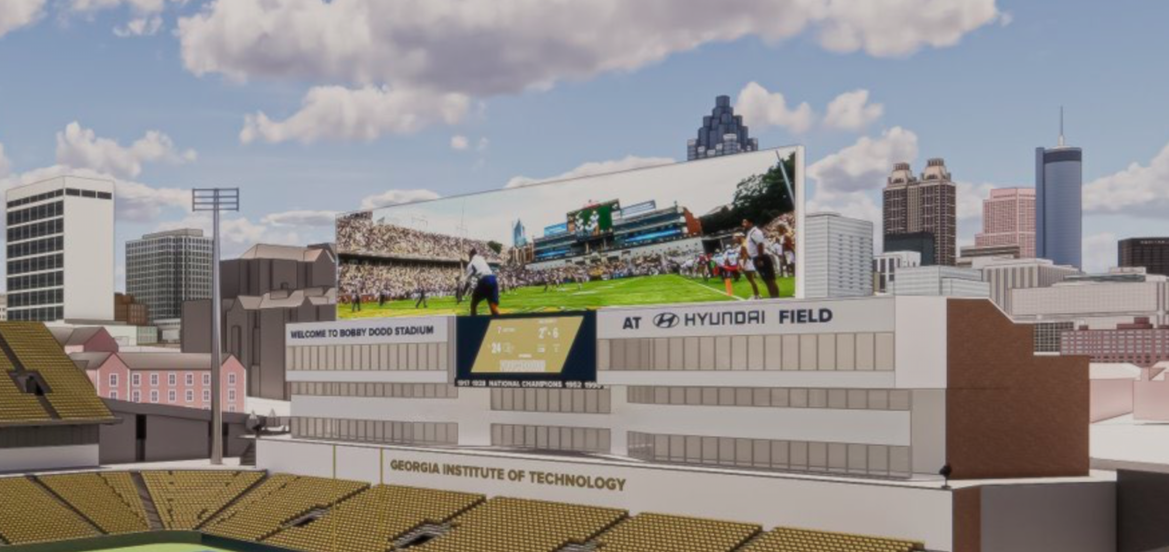 Georgia Tech stadium overhaul with huge screen, speakeasy in works ...