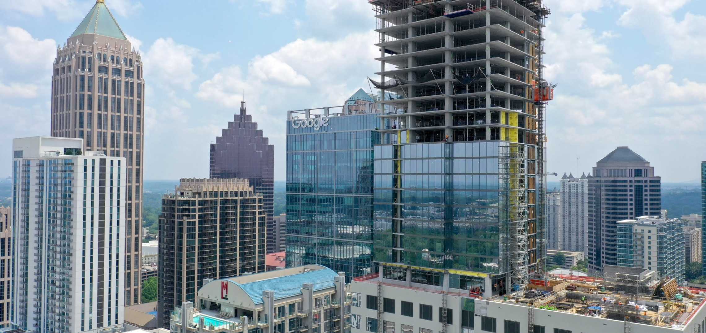 Crane Watch: Bird's-eye view of Atlanta's tallest new tower since 1992 ...