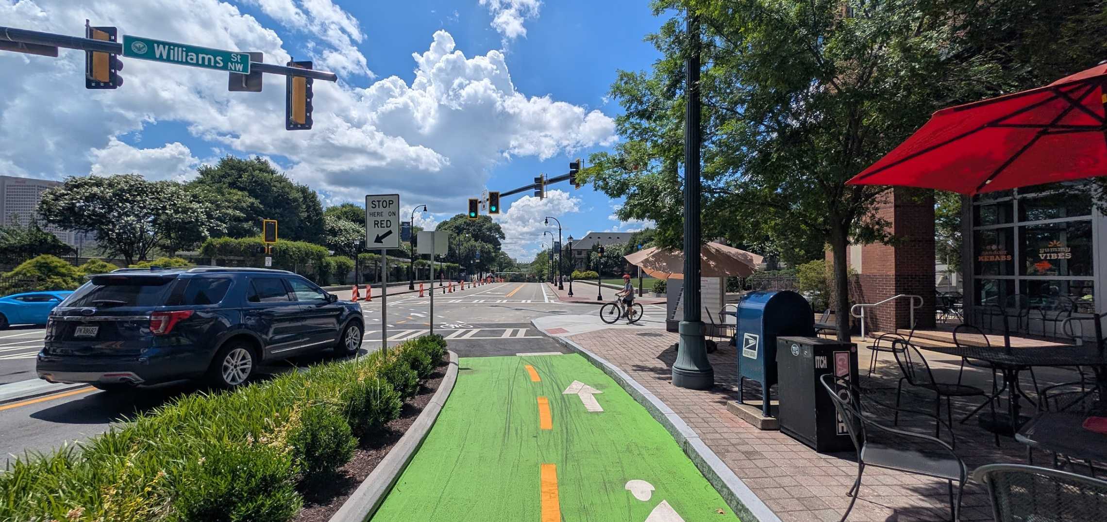 Photos: Hurray for street makeovers in Midtown, through Georgia Tech ...