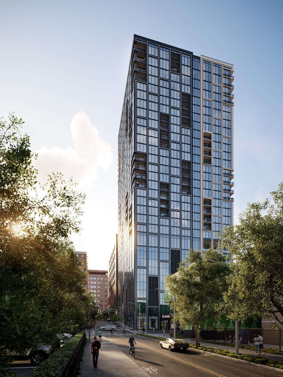 Fresh renderings, name revealed for topped-out JPX high-rise | Urbanize ...